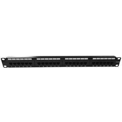 SAFEWELL - UTP Patch Panel Cat6A 24Port, 19" 1U UTP Patch Panel Cat6A ...